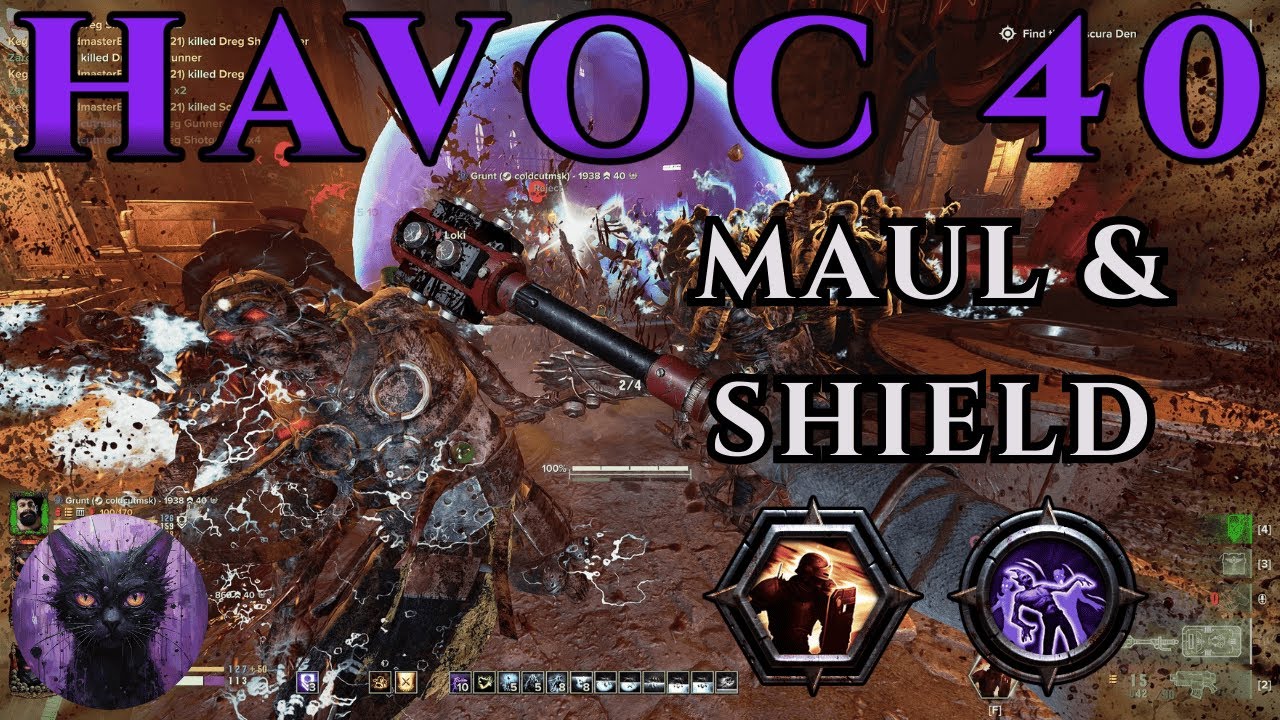 Arbites - Shock Maul & Shield Mk VI & Bolter | Havoc 40 Gameplay ...