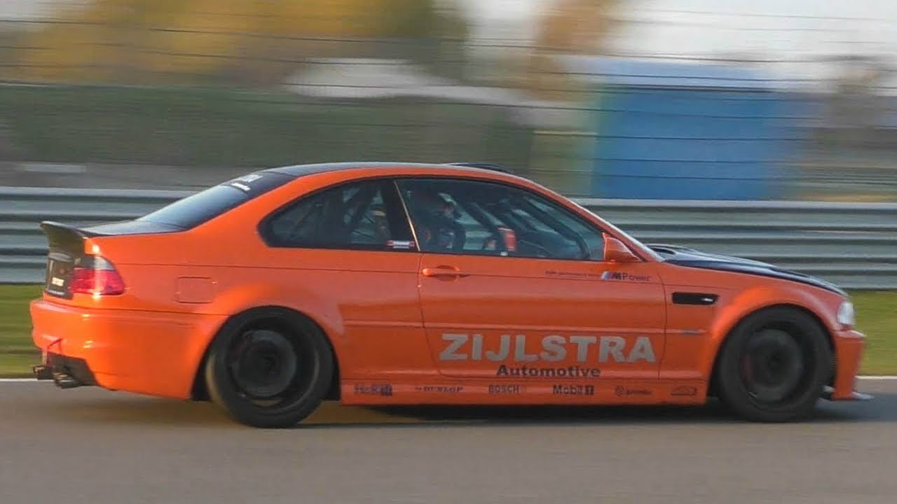 ORANGE BMW M3 E46- Amazing Sounds on track! - YouTube