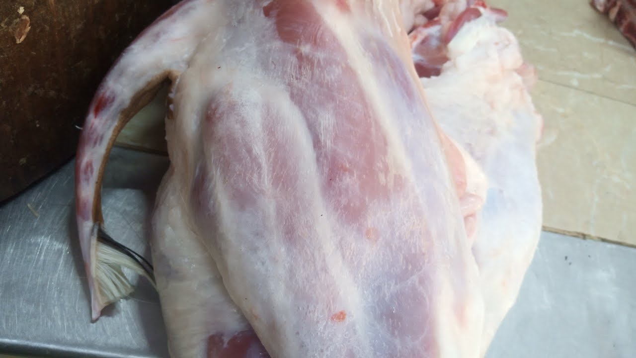 amazing mutton cutting skills pure desi Bakra - YouTube