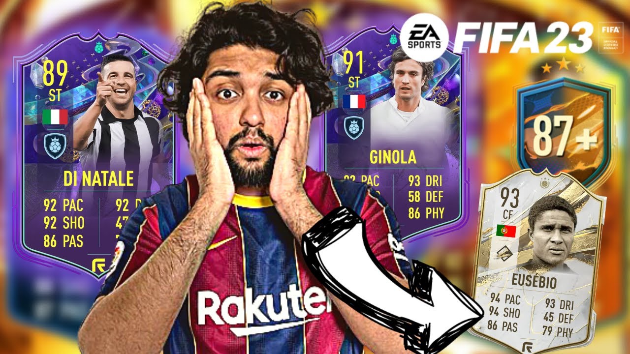 I PACKED AN INSANE ICONIC CARD FROM 2 x PIVOT FOUNDATIONS PACK ! 🤩 FIFA ...