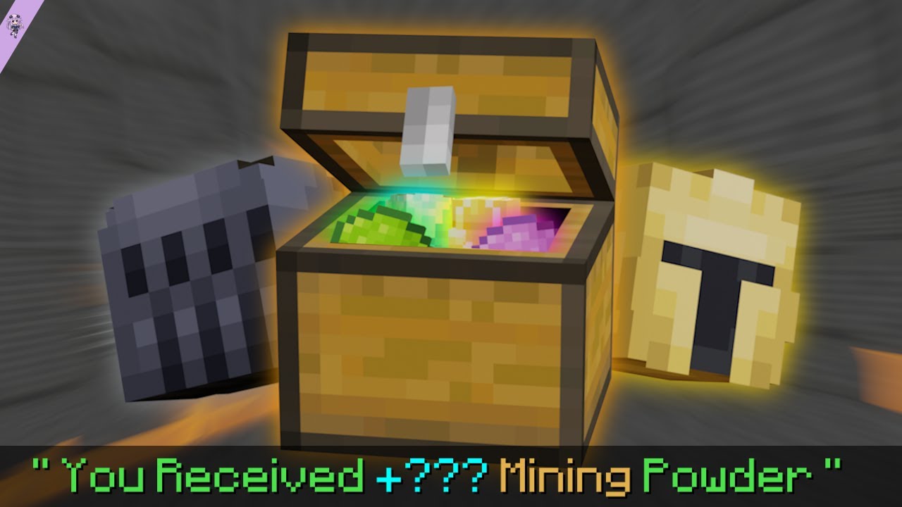 PAINFUL FIRST Experience With GEMSTONE POWDER MINING! - Hypixel Skyblock (Funny Moments) - YouTube