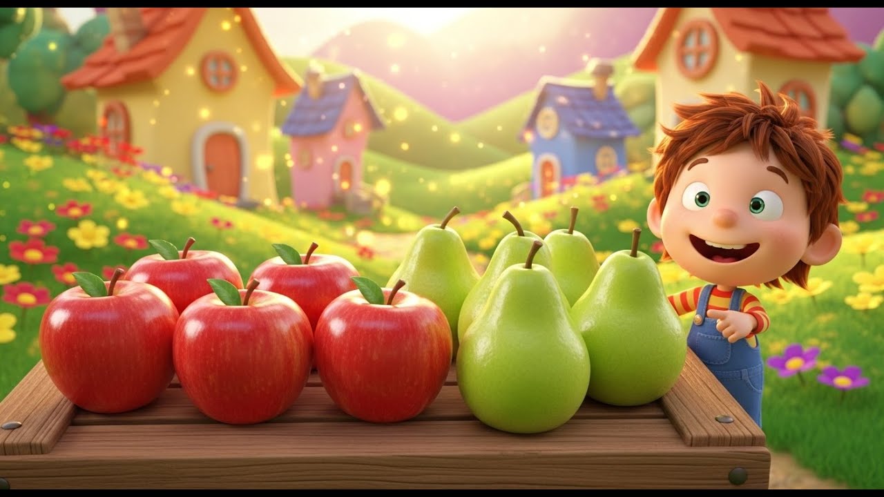 Contando Manzanas del 1 al 10 | Canciones Infantiles y Rimas Educativas ...