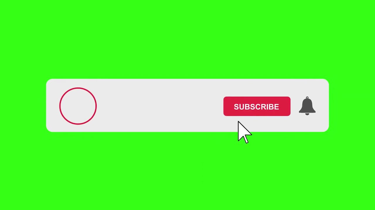 Green Screen Subscribe Button | Subscribe Button | Green Screen ...