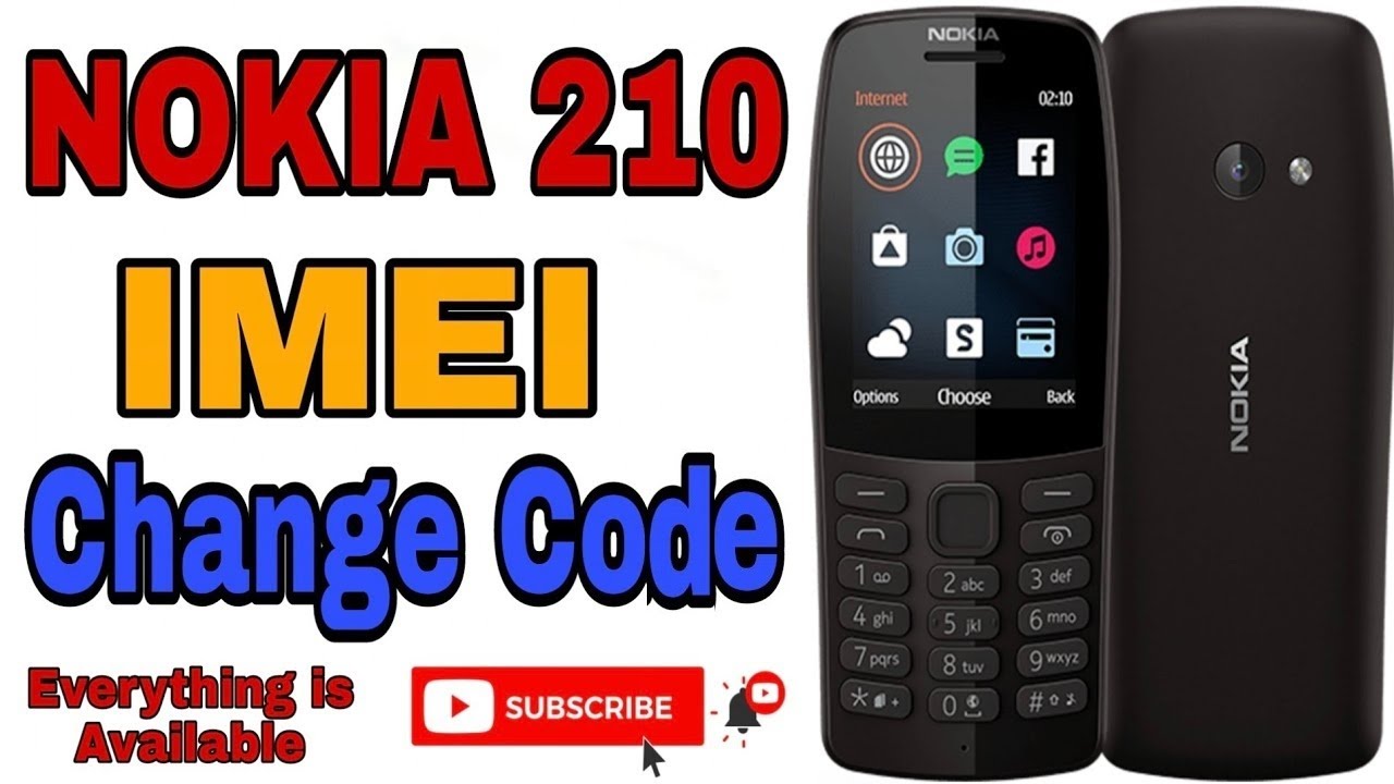 Nokia 210 Imei change code || Nokia 210 PTA Approve #imeirepair # ...