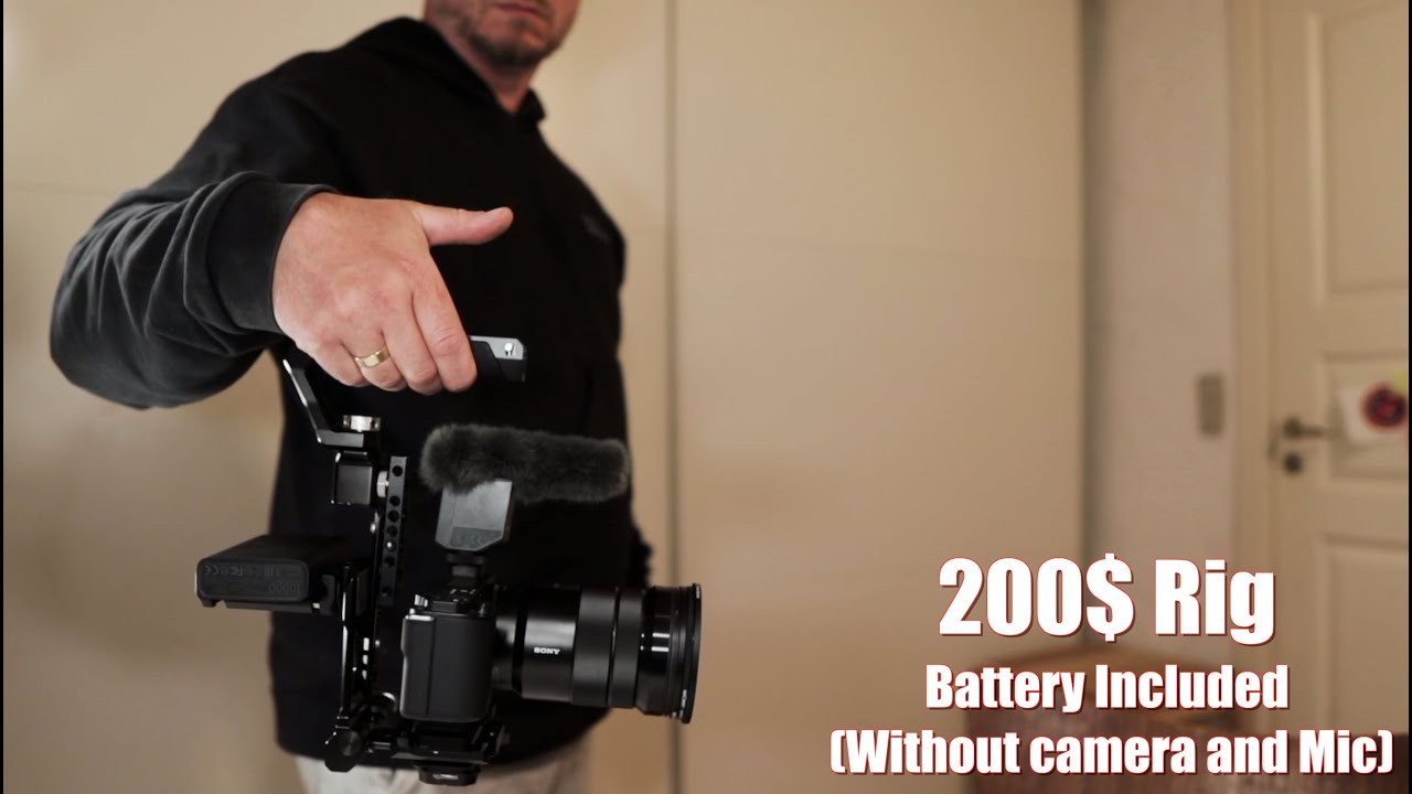 Camera rig built to fit all cameras! No cages needed! When you hate ...