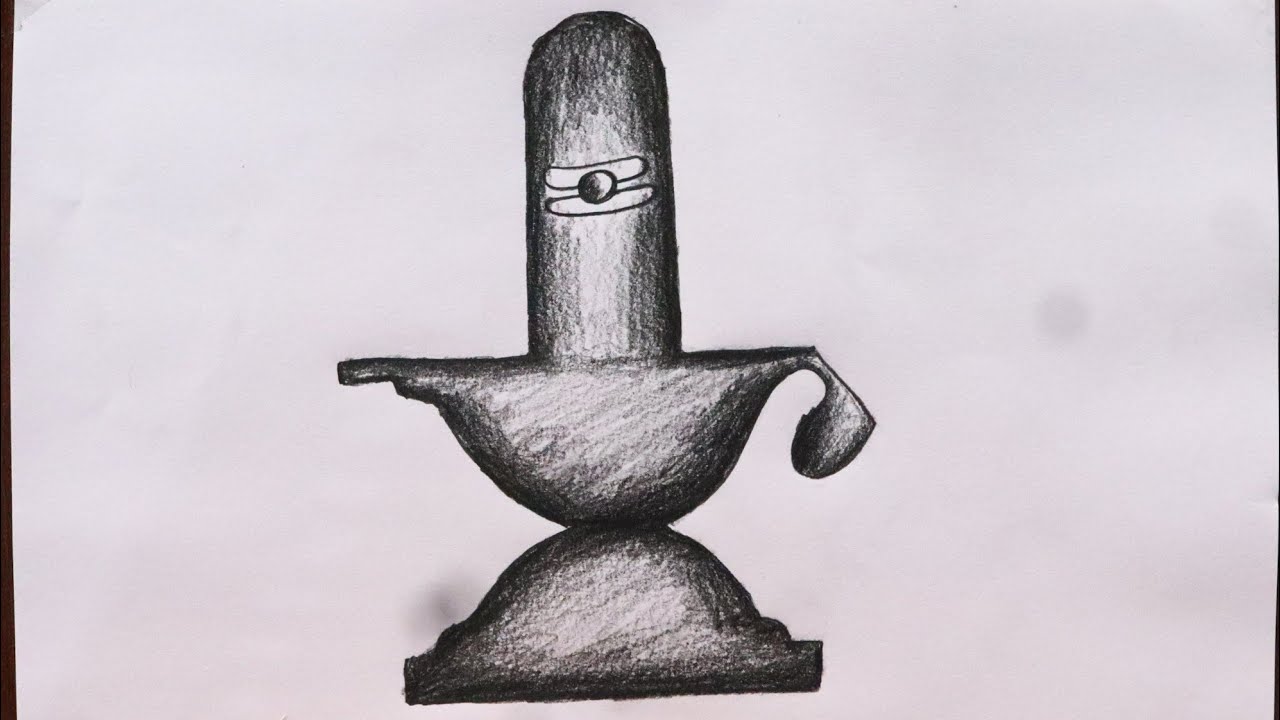How to Draw Shivling ( Shivji ) || Maha Shivratri Drawing || Shiva ...