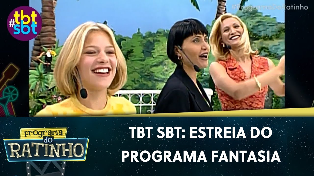 TBT SBT: Estreia do Programa Fantasia | Programa do Ratinho (19/10/23 ...