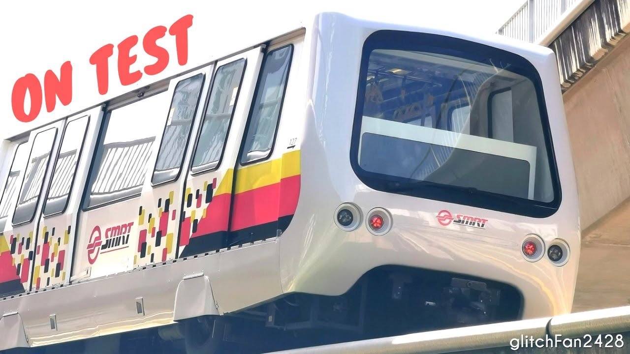 [SMRT] On Test at Bukit Panjang - Bombardier Innovia APM 100 C801A Set ...