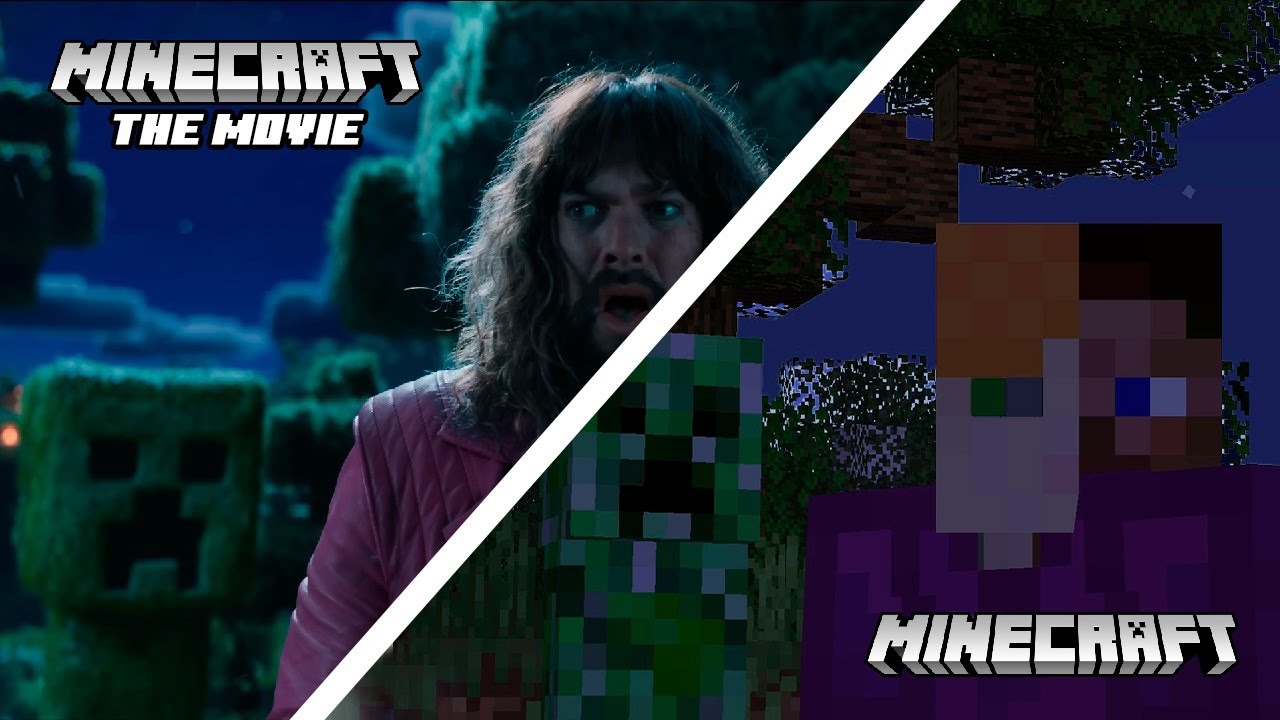 Minecraft Movie Vs Game Comparison - YouTube
