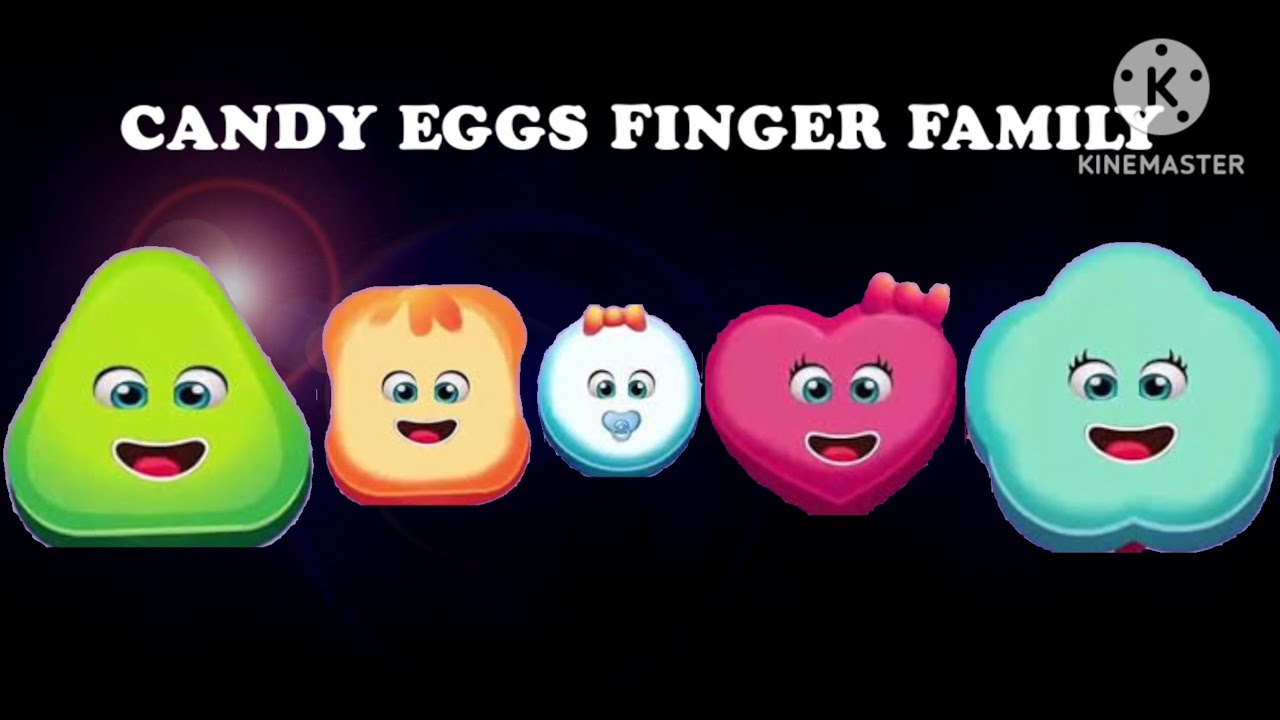 The Finger Family Candy Eggs Family Nursery Rhymes | Candy Eggs Finger ...
