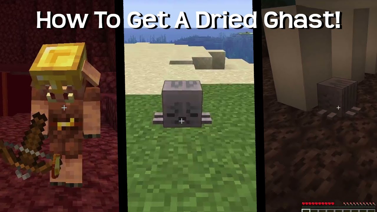 How To Get A Dried Ghast In Minecraft?! - YouTube