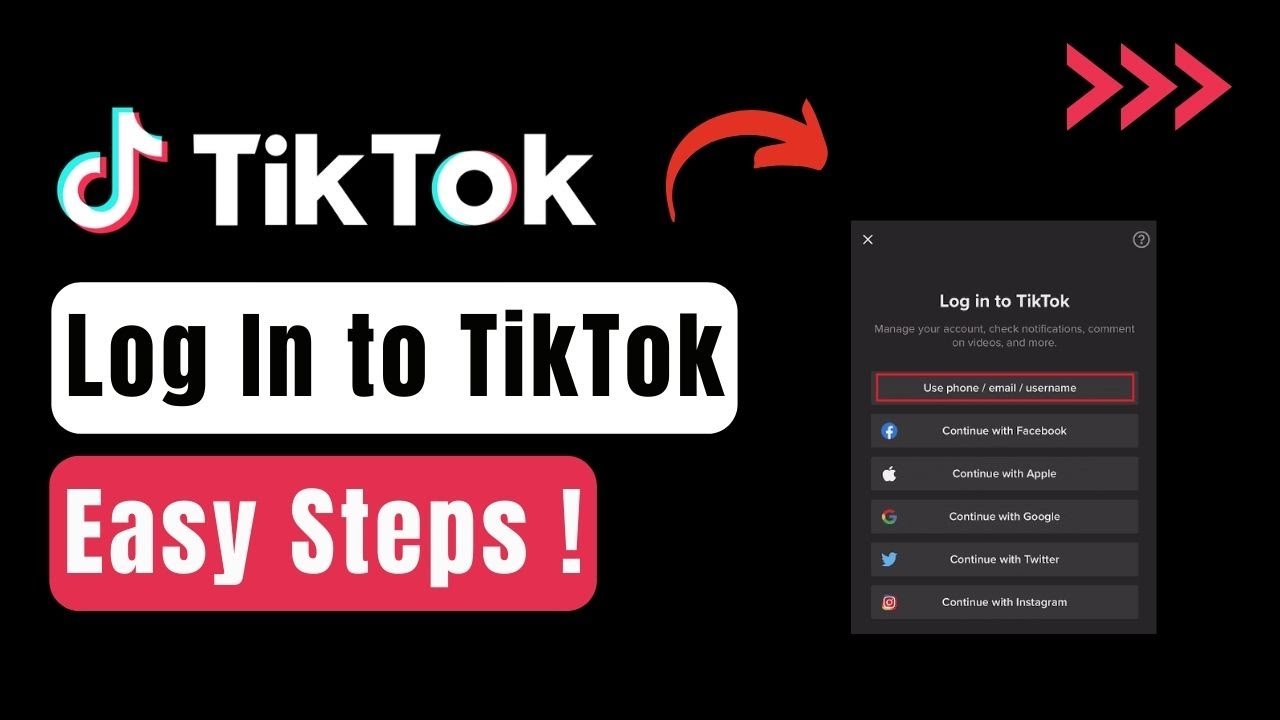 How To Log Into TikTok ! - YouTube