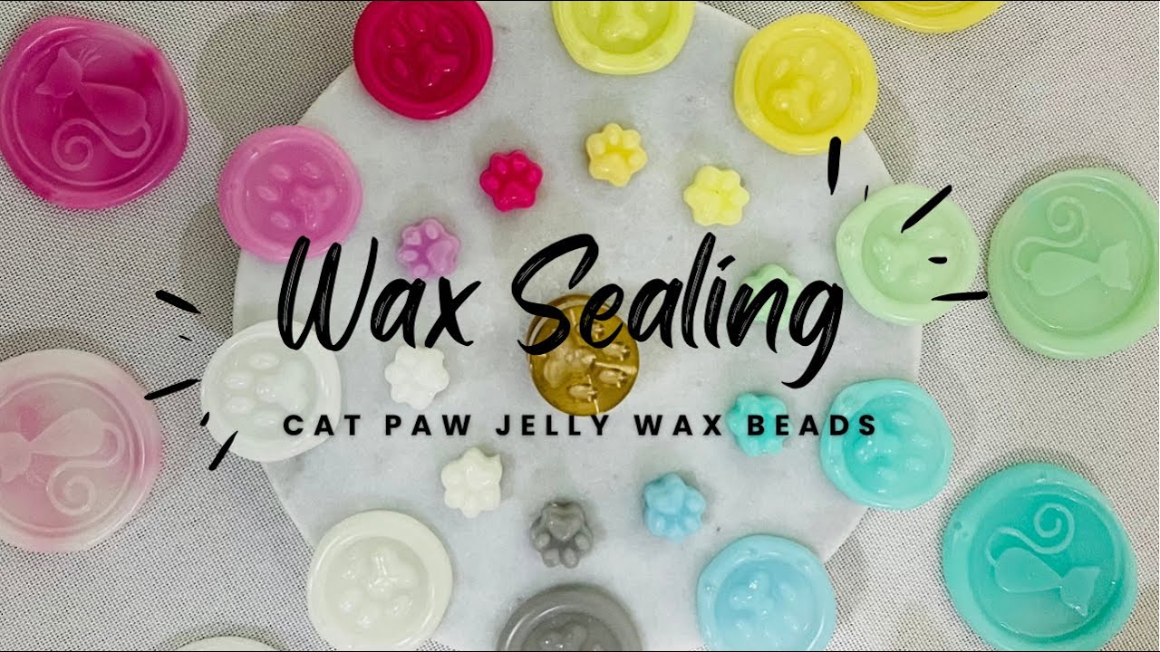 Cat Paw Wax Sealing | Cat Paw Jelly Wax Beads | Wax Seal Decoration ...