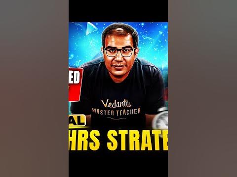 🔴 JEE 2025 | Final 24 Hours Strategy! 🚀 Cheat Codes for 99%ile | Vinay Shur Sir - YouTube