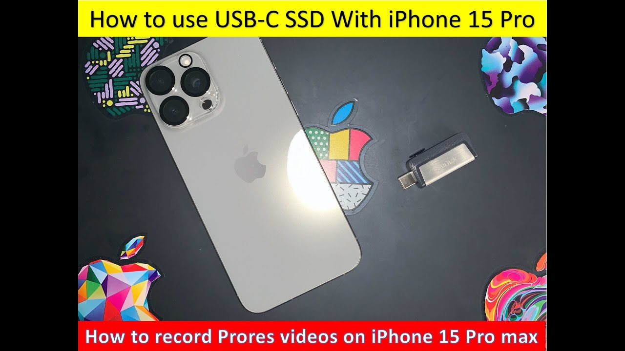 How to use SSD with iPhone 15 Pro max | USB-C drive not working with ...