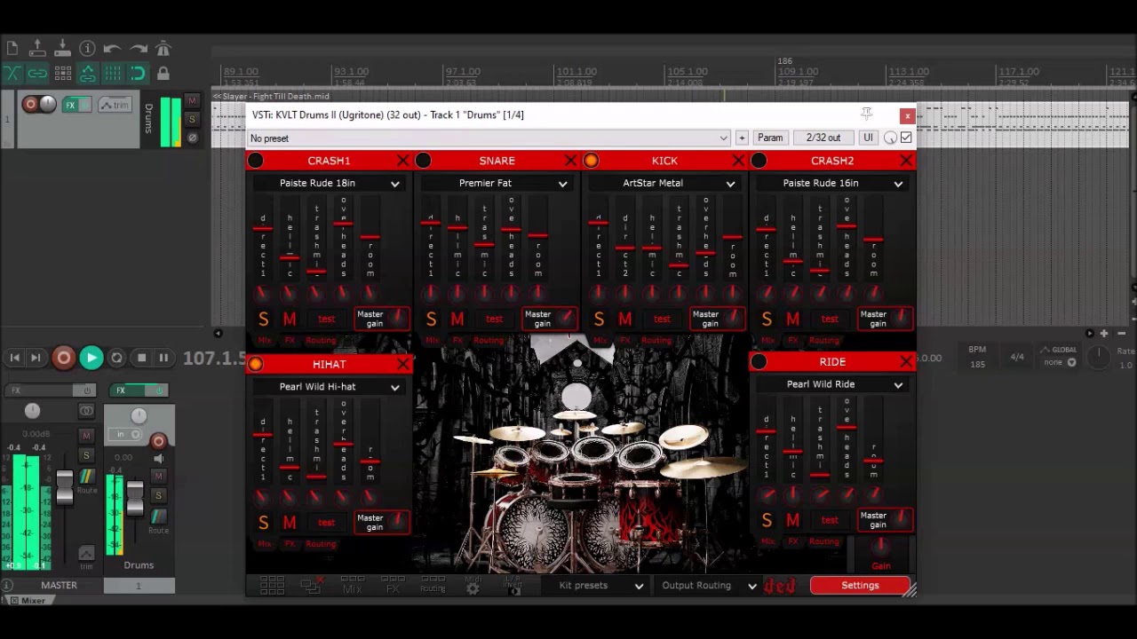 Slayer Fight Till Death Drum Track - YouTube