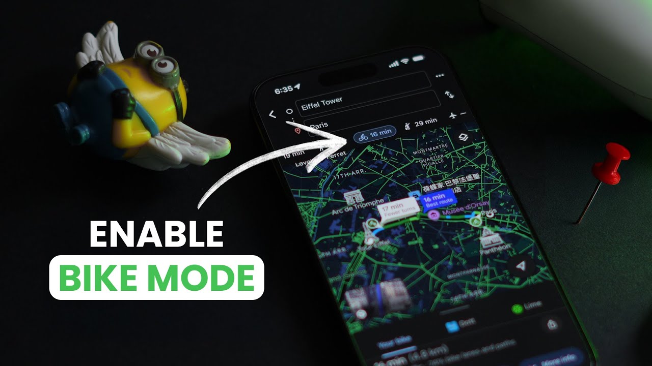 How to Enable Bike Mode in Google Maps? - YouTube