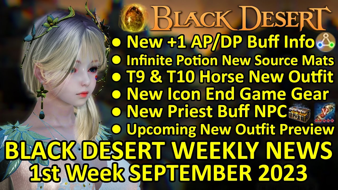 New +1 AP/DP Buff, Infinite Pot New Mats, T9&T10 New Horse Outfit, BDO ...