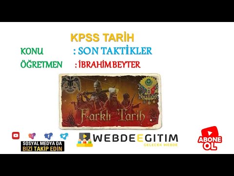 KPSS Tarih Fulleten Son Taktikler - KPSS Tarih ( 2021 ) - İbrahim BEYTER