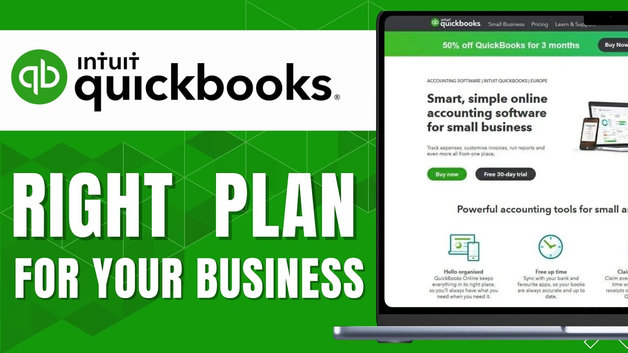 HOW TO CHOOSE THE RIGHT QUICKBOOKS ONLINE PLAN FOR YOUR BUSINESS - YouTube