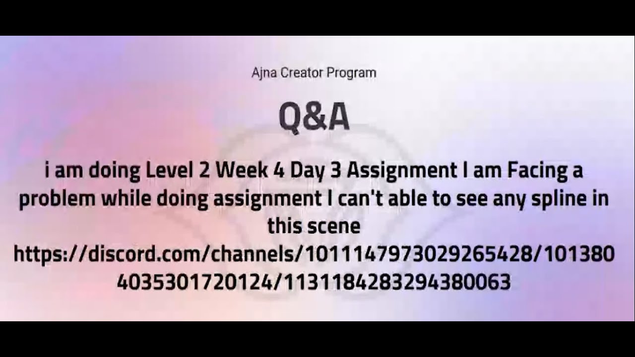 Cannot see spline in the scene, Level 2 Week 4 Day 3 assignment? - YouTube