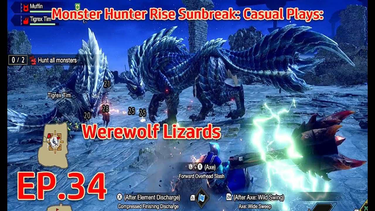 MHRise Sunbreak Casual Plays: EP.34: Werewolf Lizards (Casual) - YouTube