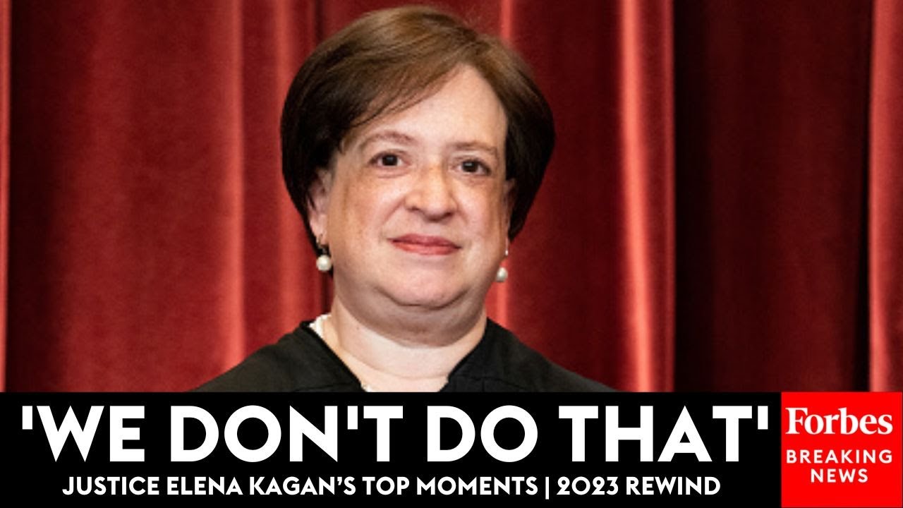 Justice Elena Kagan’s Top Moments From The Past Year | 2023 Rewind - YouTube