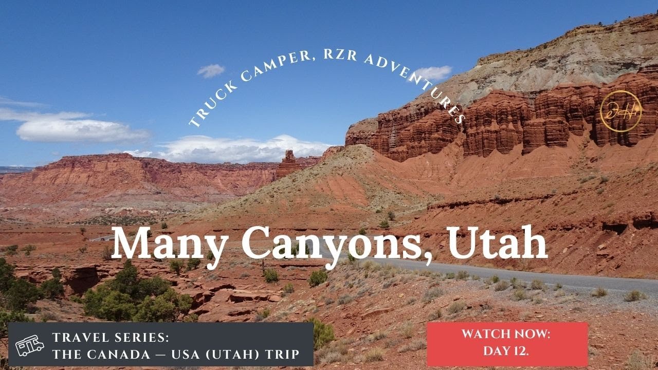 Day12. Many Canyons, UT. The Canada — USA Trip / 12 День. Много ...