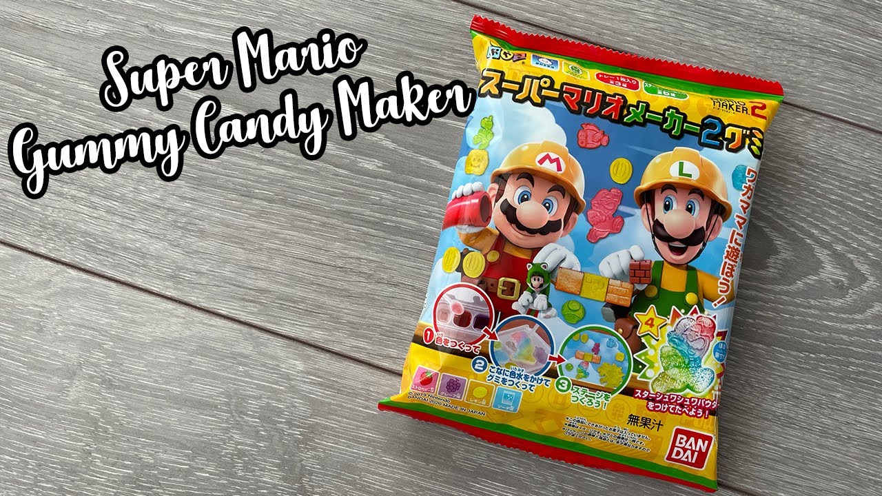 DIY Candy - Super Mario Maker Gummy Candy - Japanese Candy - English ...