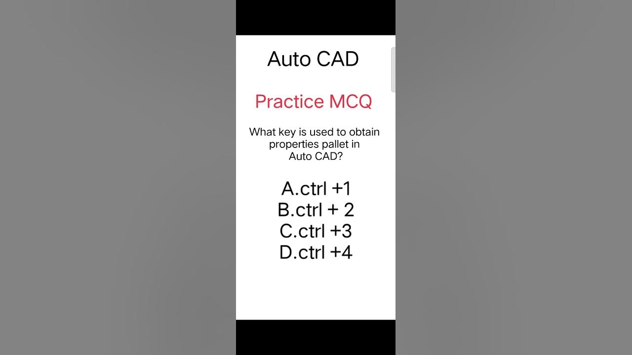 Auto cad theory and MCQ #tpa #autocad #tcs_pattern - YouTube