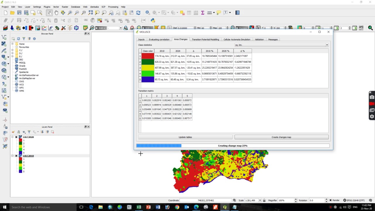 LULC Change Detection Using QGIS MOLUSCE Plugin YouTube LULC Change Detection Using QGIS MOLUSCE Plugin YouTube