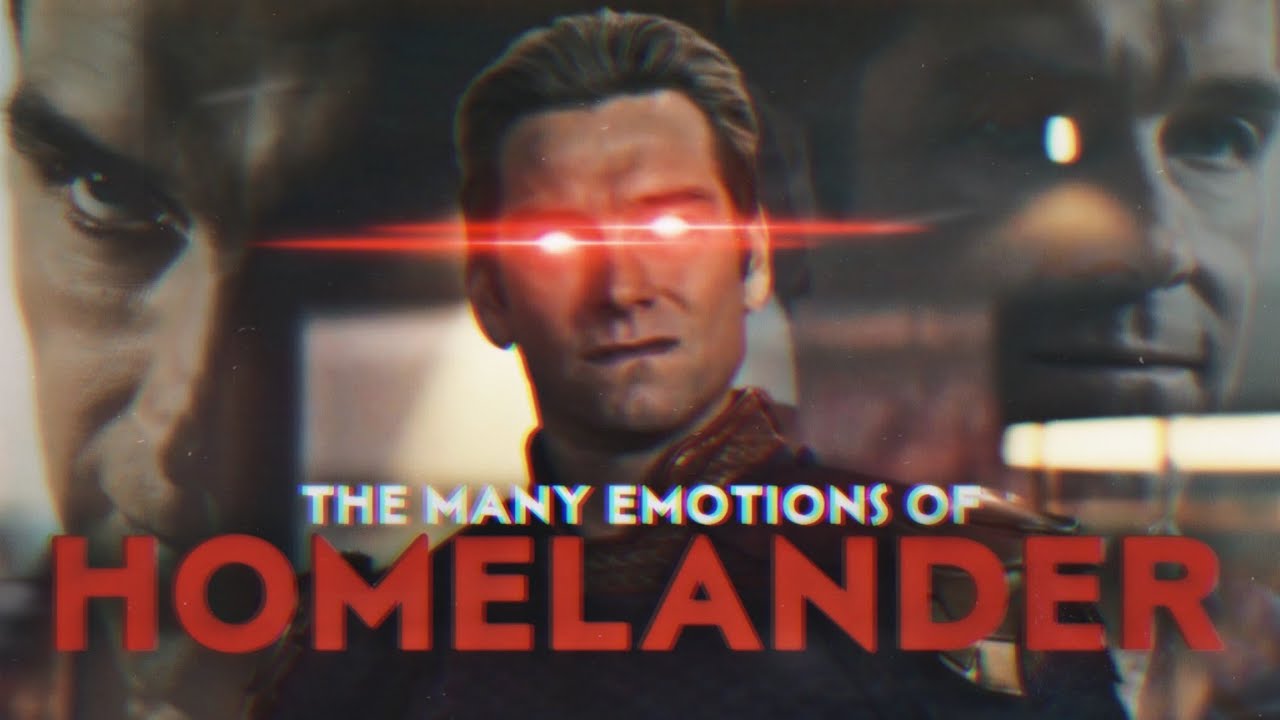 the many emotions of: Homelander - YouTube