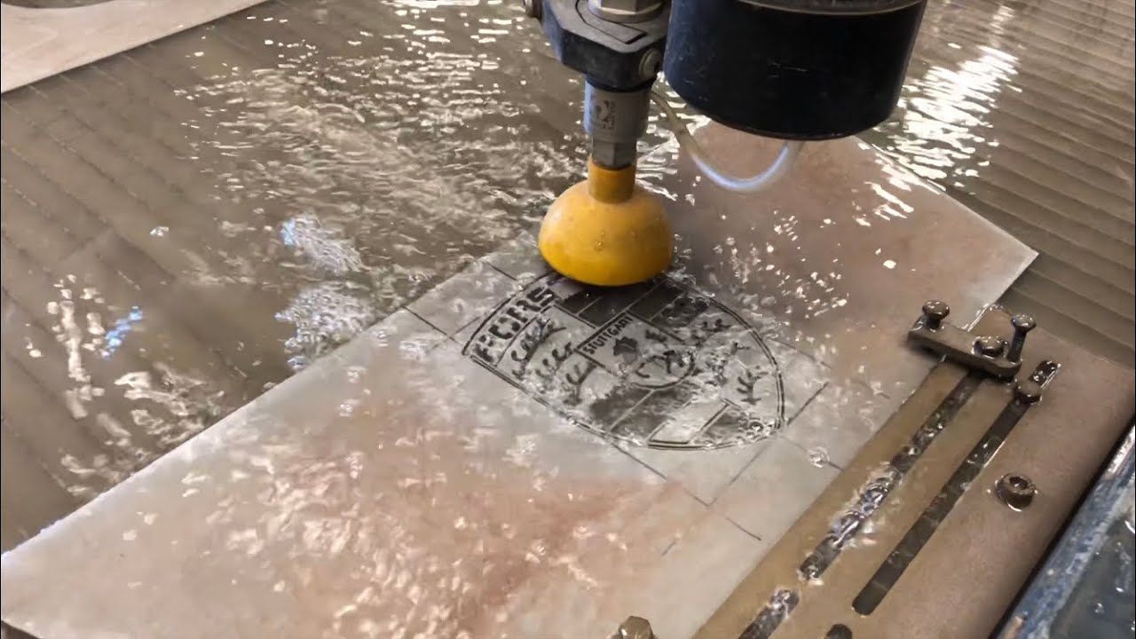 Water Jet Table - YouTube