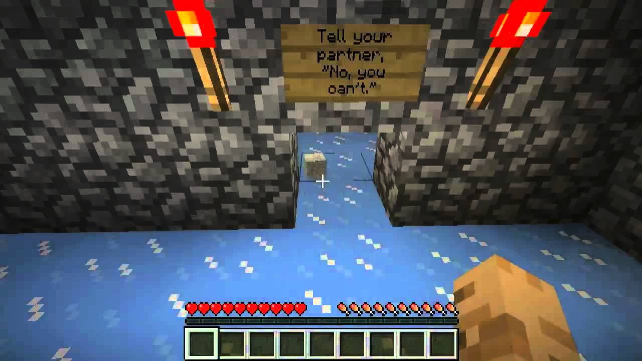 Minecraft - "Coordination" Part 3: Slippery Room - YouTube