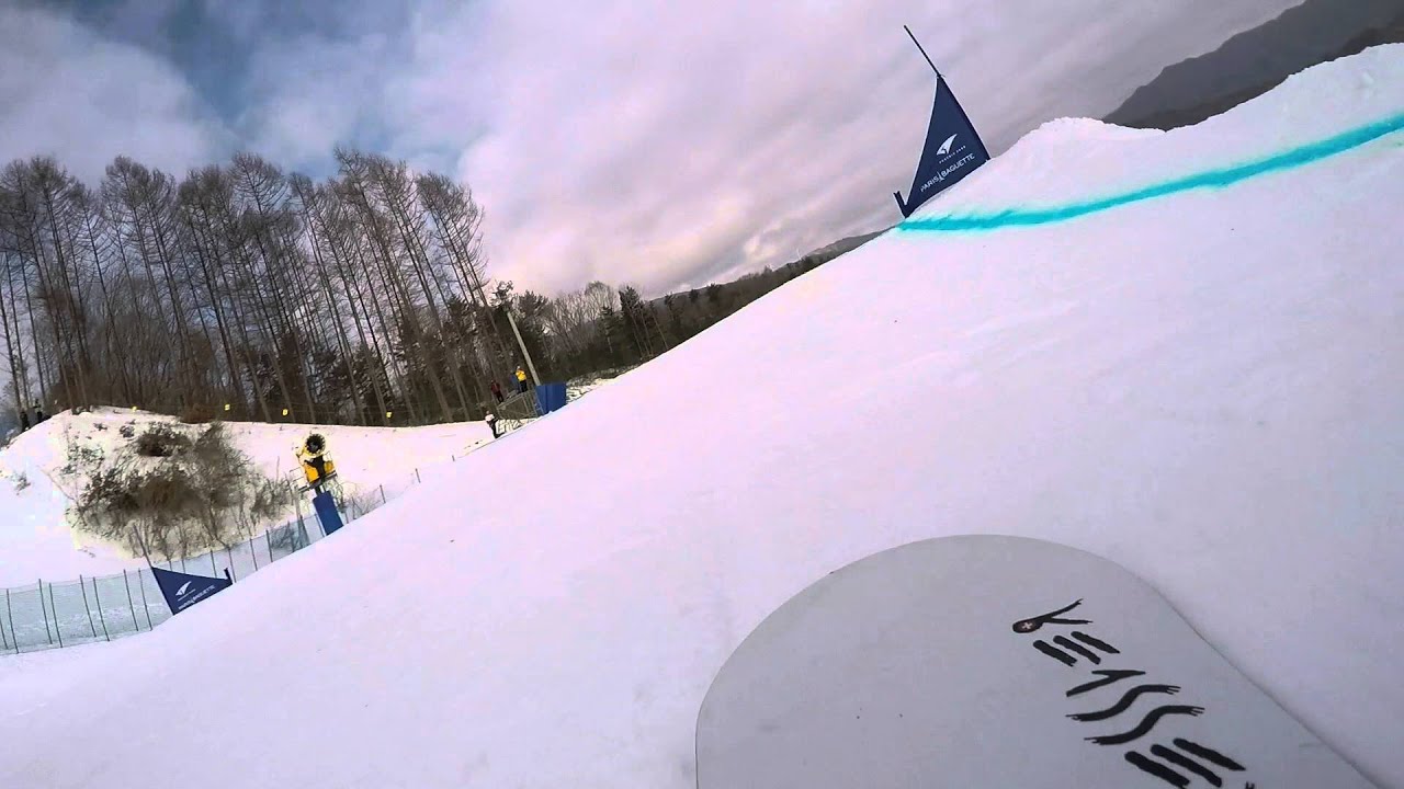 Snowboard Cross Olympic Test Event - YouTube