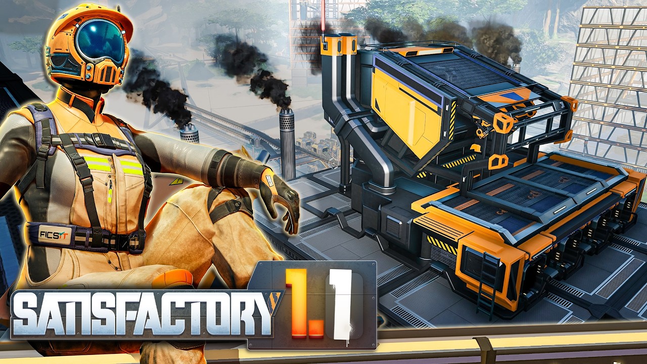 I Was Not Prepared For Manufacturing In Satisfactory (Episode 17) - YouTube