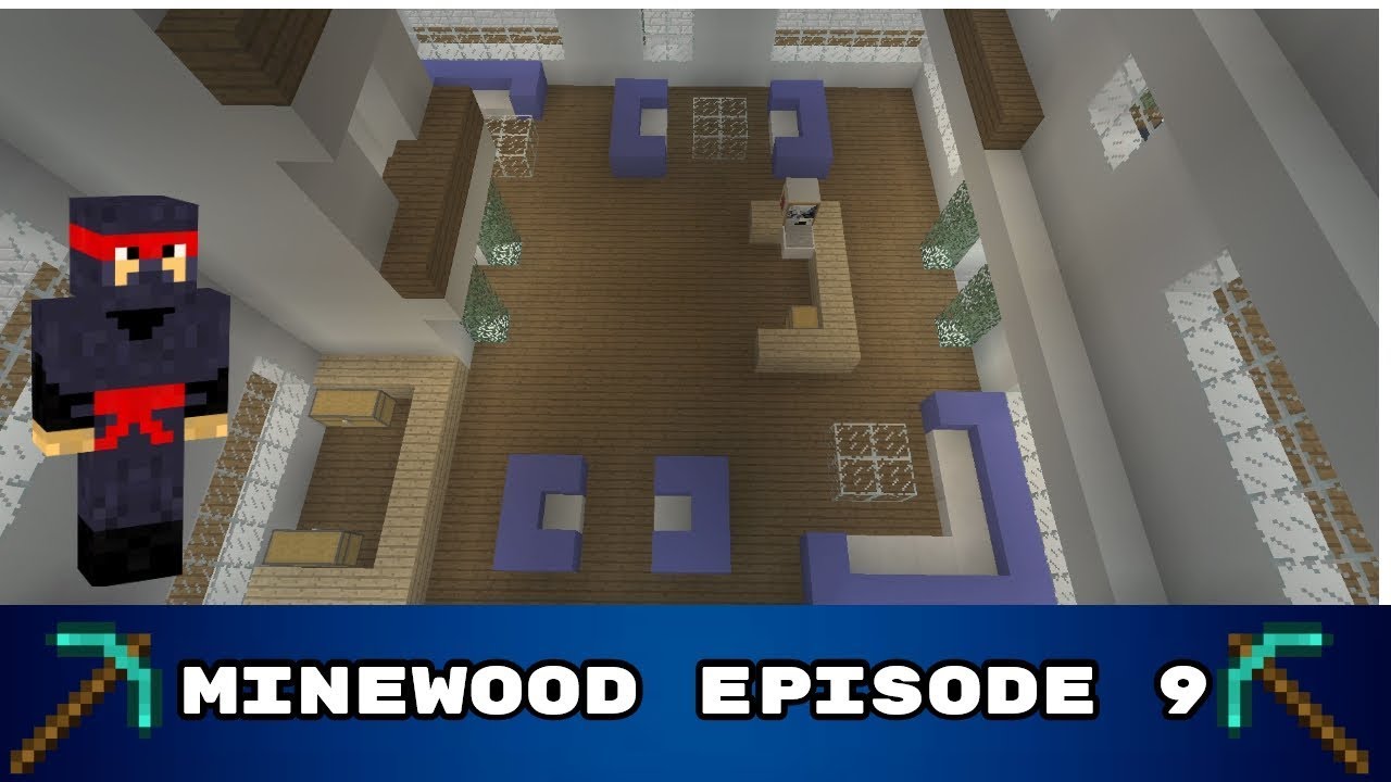 Building A Minecraft City - Episode 9 - Office Reception Area - YouTube