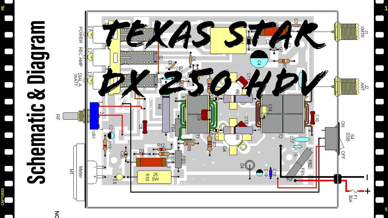 Texas Star DX 250 HDV Schematic & Diagram - [cbtricks] - YouTube