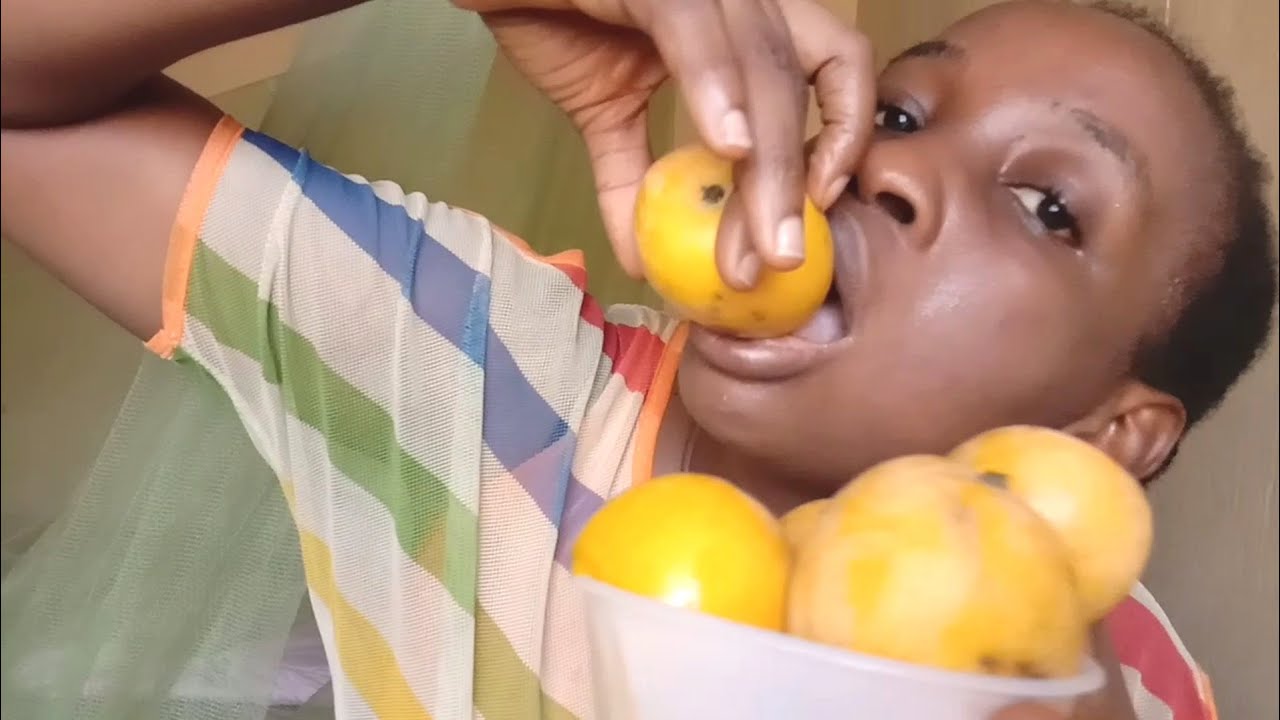 ASMR Nigerian African mango eating and benefits|Mango Fruit platter ...