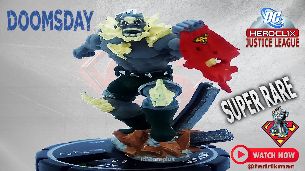 Miniature Doomsday 054 Justice League DC Heroclix SUPER RARE - YouTube
