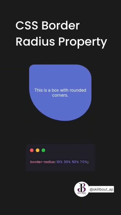 CSS Border Radius Properties🔥 #shorts #css - YouTube