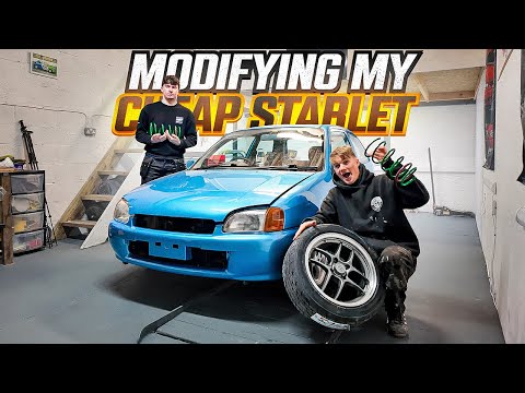I MODIFIED MY CHEAP TOYOTA STARLET!