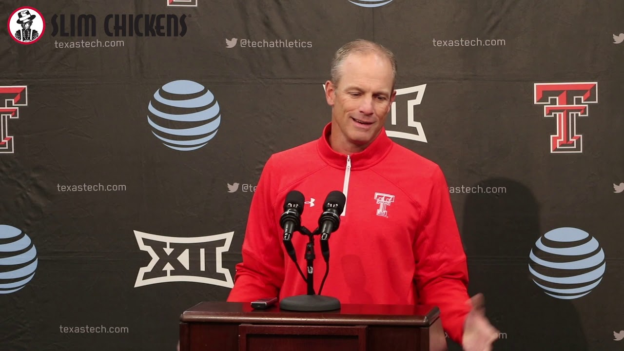 Campus Live TTU: Coach Wells Press Conference - October 14th, 2019 ...