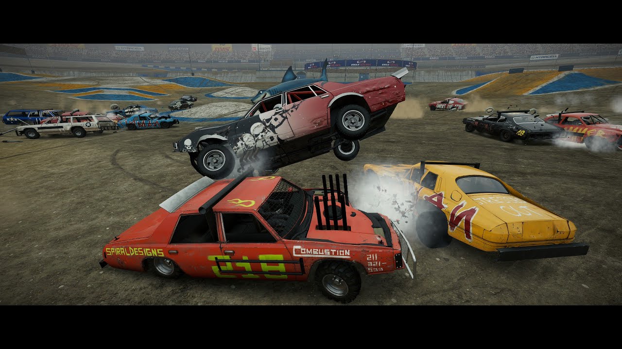 Wreckfest - Dirt Devil Stadium (Destruction Derby) - YouTube