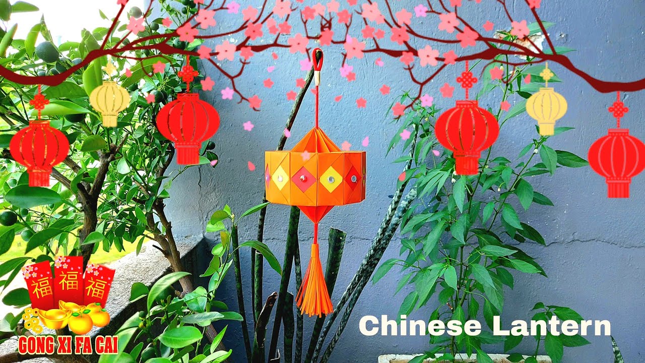CNY DIY Chinese Lantern|Paper DIY Lantern|Paper Crafts|#|CNYLantern # ...