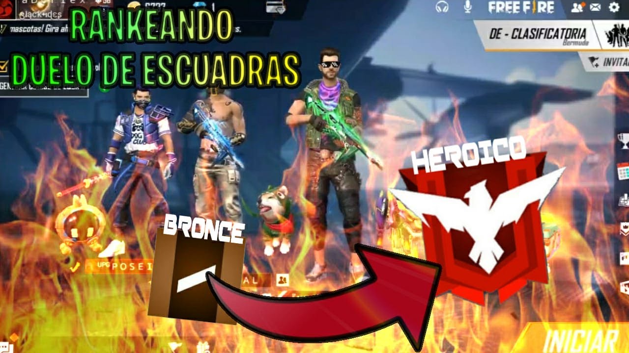 RUMBO A HEROICO!!! - DUELO DE ESCUADRAS: CLASIFICATORIA - FREE FIRE - YouTube