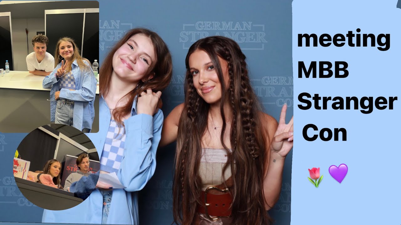 STRANGER CON , MEETING MILLIE BOBBY BROWN ,JOE KEERY #strangercon # ...