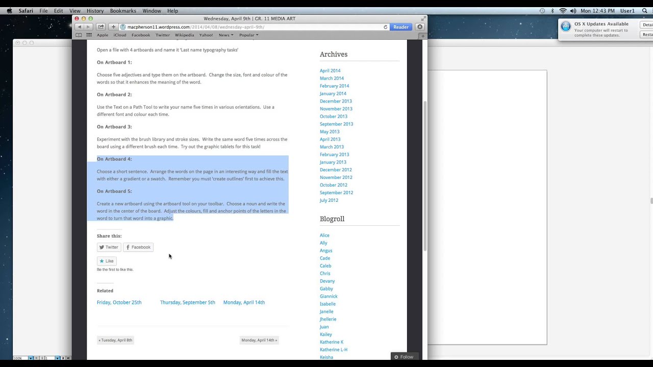 Illustrator Tasks 4 & 5 - YouTube