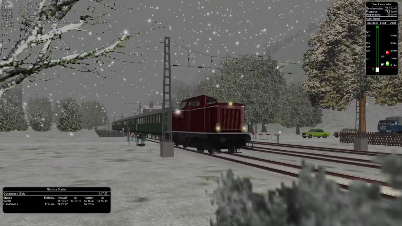 Microsoft Train Simulator Gameplay HD - GR - Rollbahn - Bremen bis ...