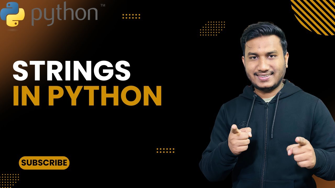 Strings In Python The Complete Python Course Python Tutorial Youtube